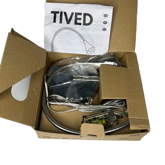 IKEA | Other | Ikea Tived Lamp Stainless Steel Led Work Desk Adjustable ...